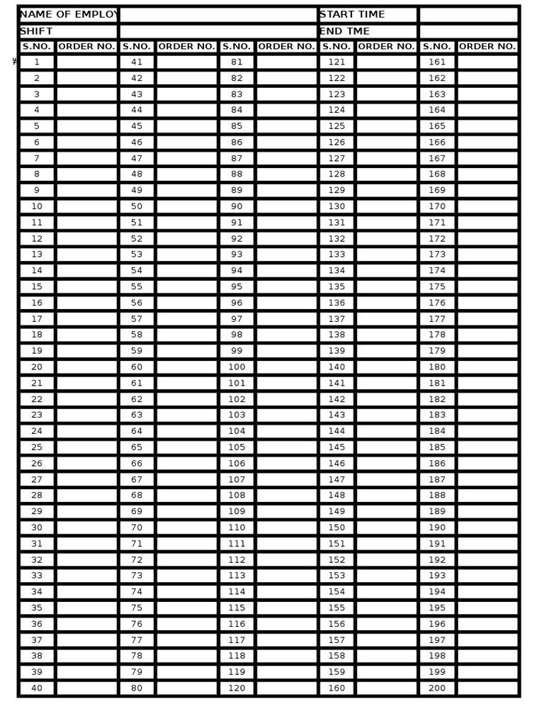 Daily Sheet - XLSX 1 | PDF