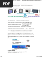 HƯỚNG DẪN CÀI ĐẶT PHẦN MỀM GX WORK 2 | PDF