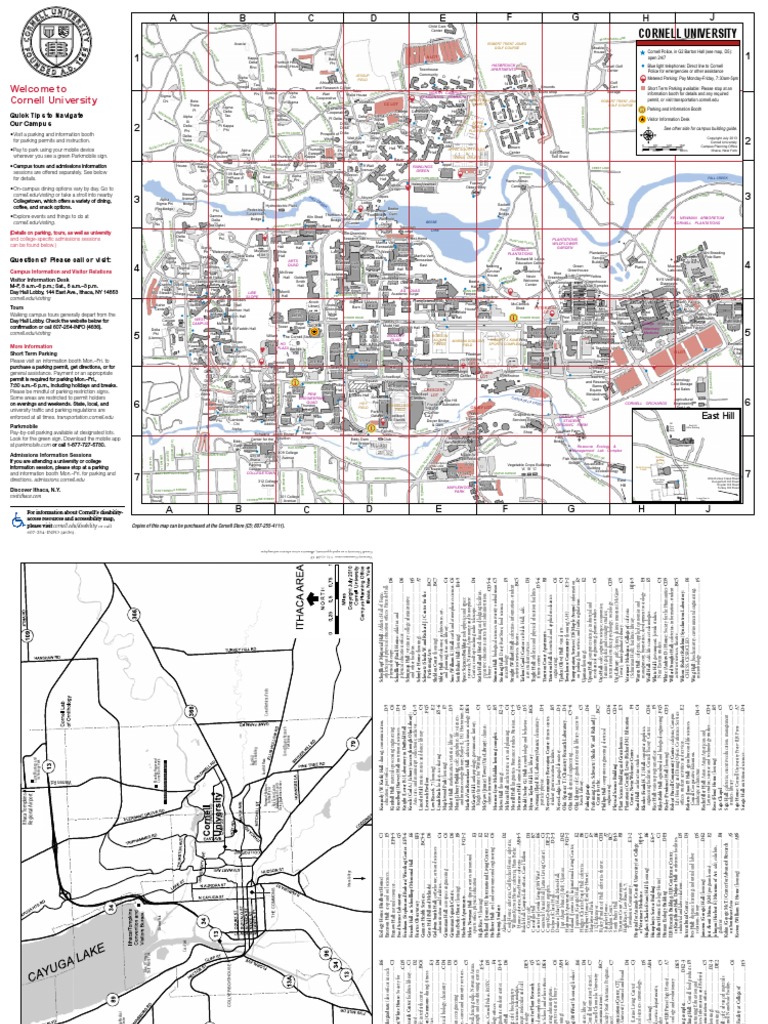 Cornell Campus Map