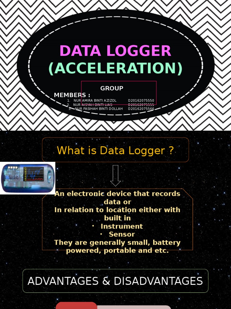 Presentation Data Logger | PDF | Acceleration | Data