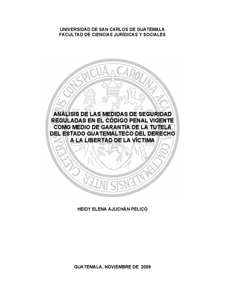 04 8186 Penas Y Medidas De Seguridad Pdf Delito Derecho Penal 6977