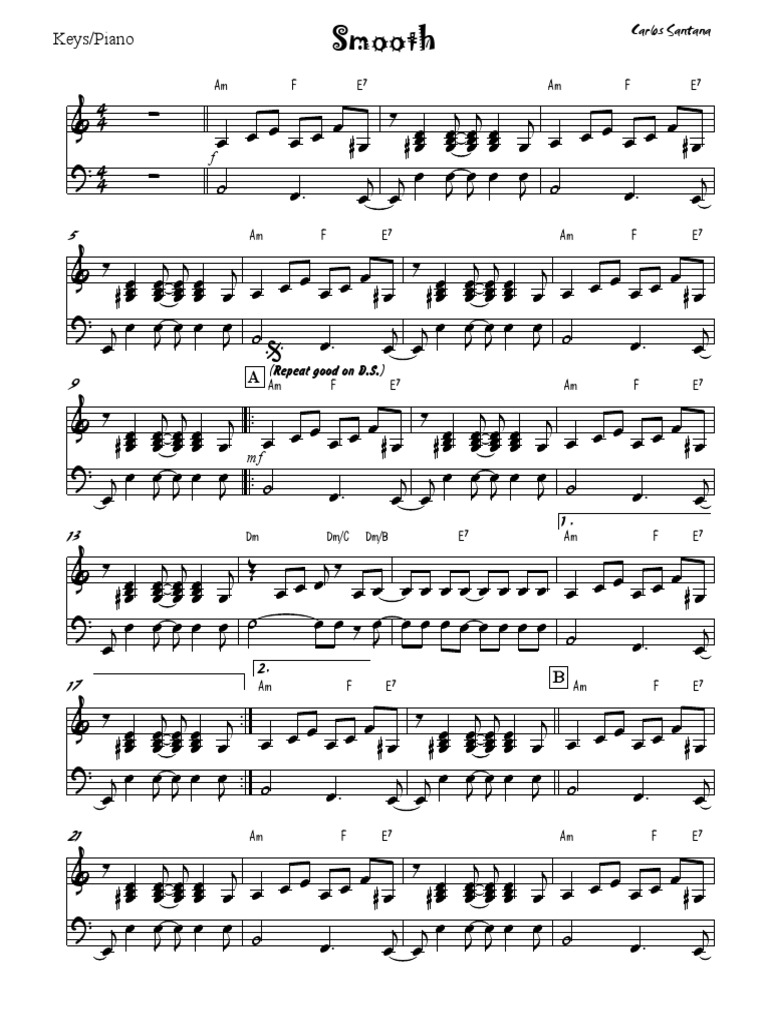Smooth Piano PDF | PDF | Musical Forms | Leisure