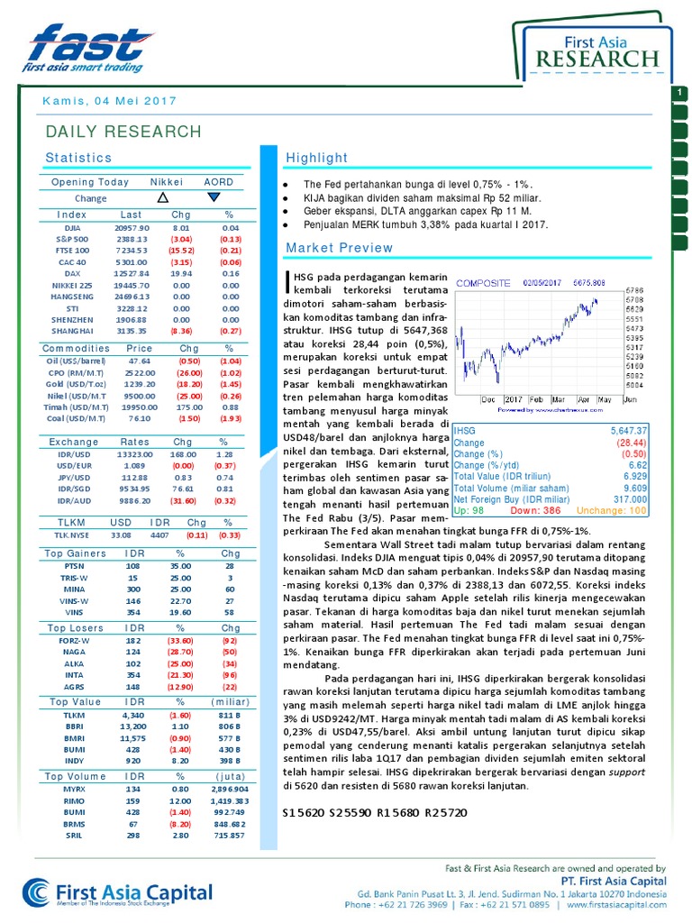 Daily Research: Statistics Highlight | PDF