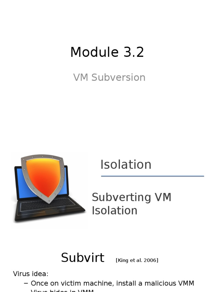 Module-3 2 | PDF | Virtual Machine | Computer Virus