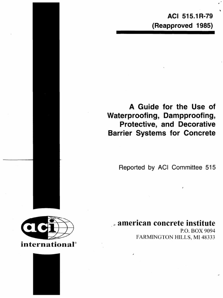 Aci 515.1R | PDF