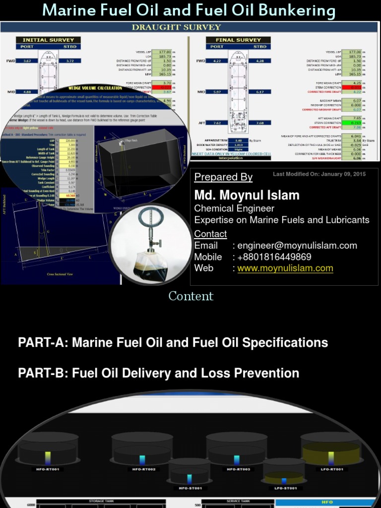 Marine Fuel Oil Specifications and Bunkering | PDF | Fuel Oil | Oil ...