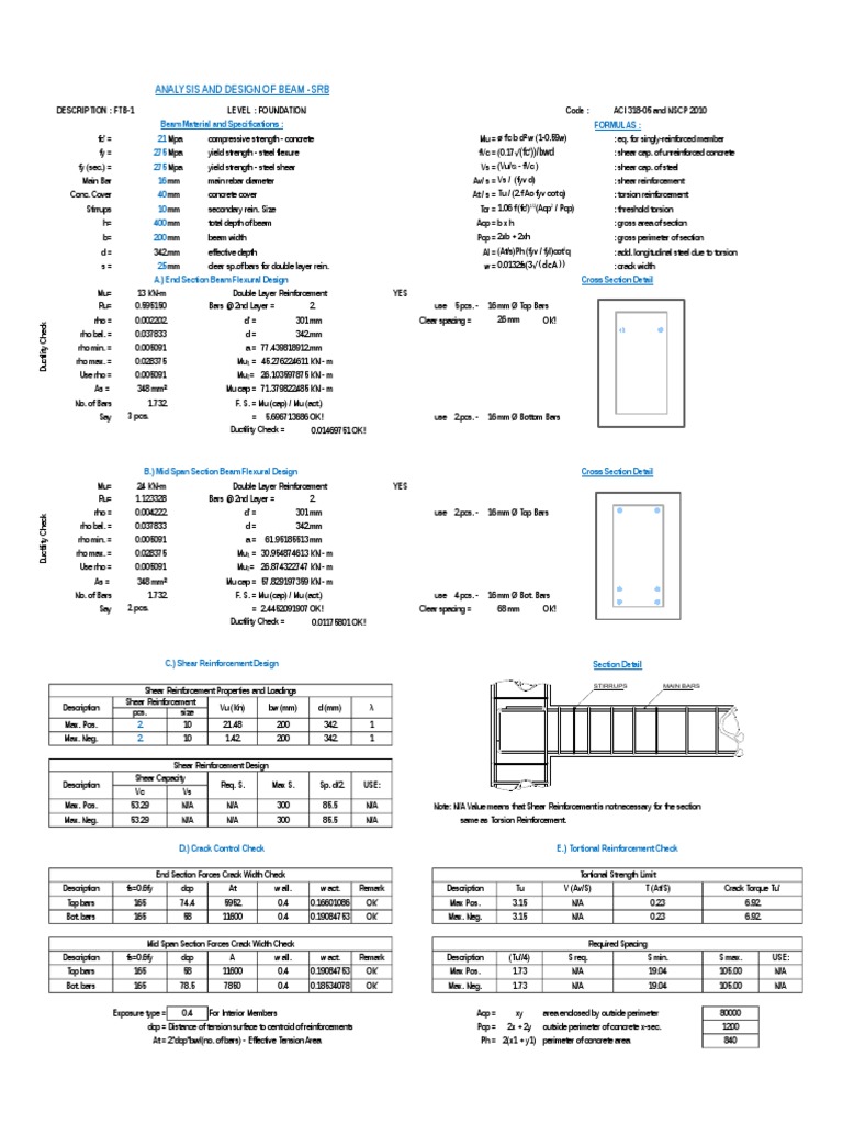 B 1 | PDF | Reinforced Concrete | Concrete