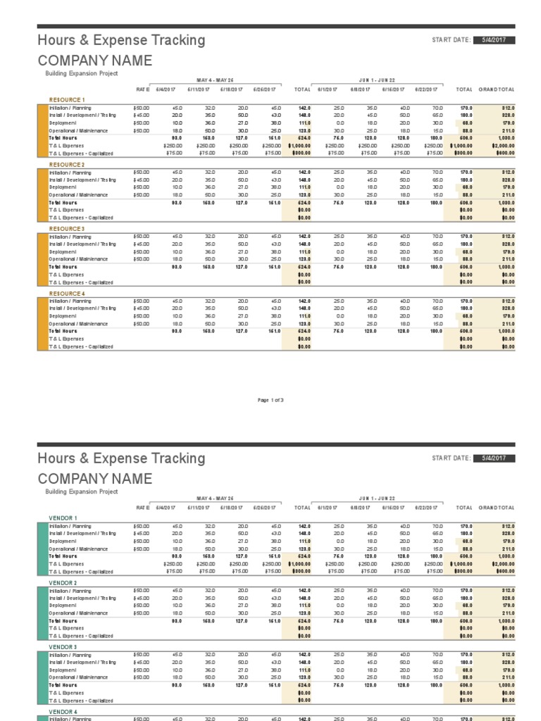 Project Cost Tracker From Excel | PDF | Computers