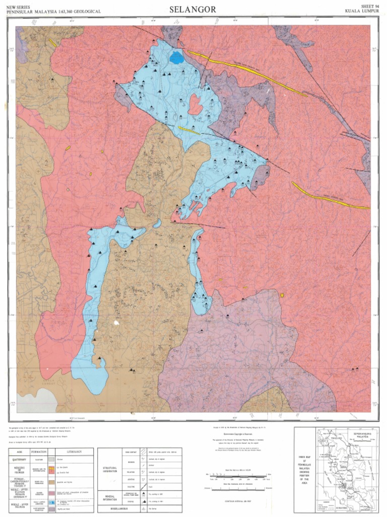 Kuala Lumpur Geology Map | PDF