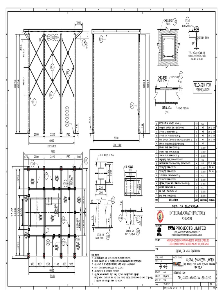 Asu Platform Sheet 2 of 22 | PDF