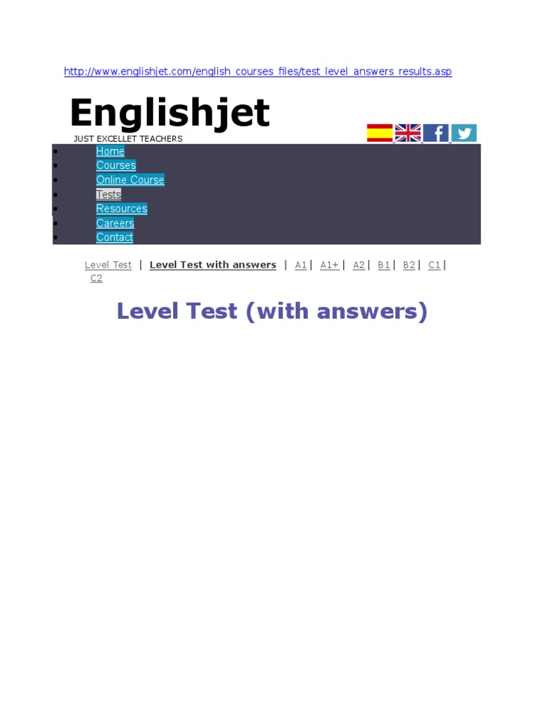 English Proficiency Test Reviewer