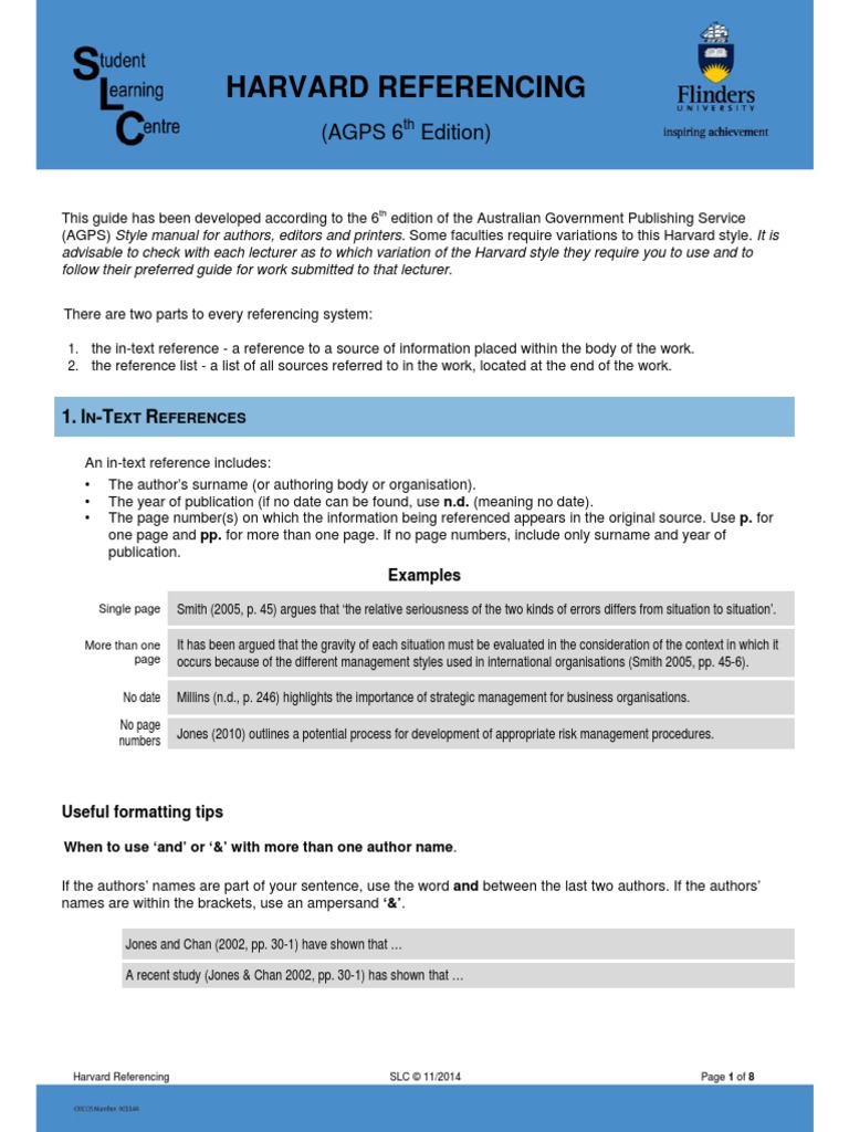 Harvard Referencing PDF | PDF