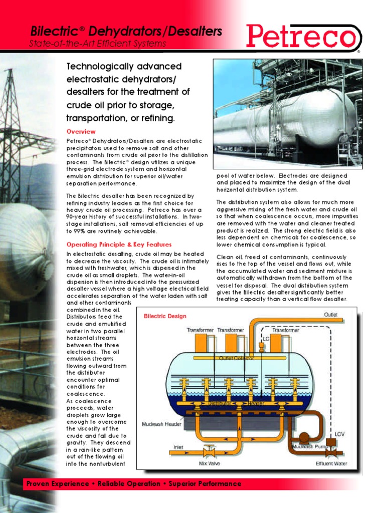 Bilectric Dehydrators-Desalters | PDF | Emulsion | Petroleum
