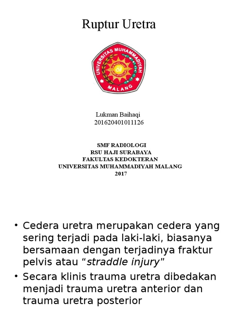 Ruptur Uretra | PDF