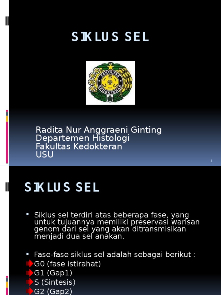K5 - Regulasi Siklus Sel | PDF