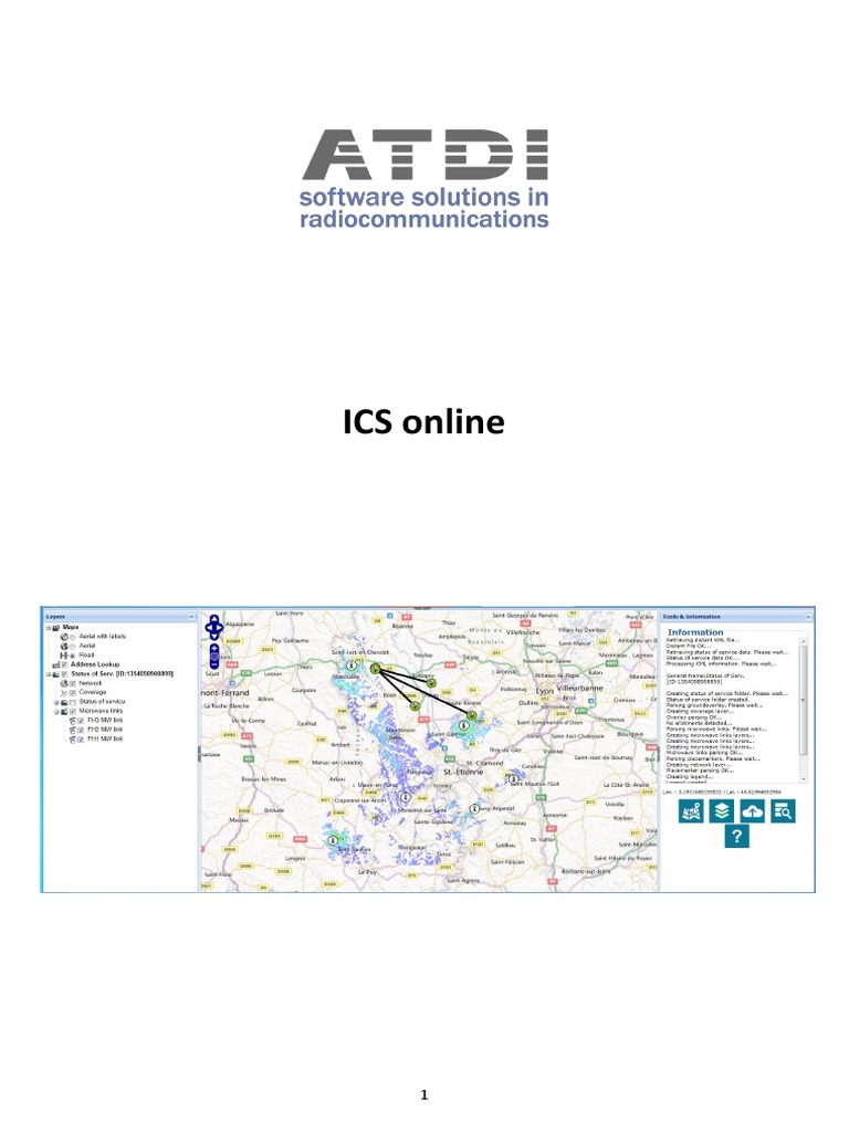 ICS Online: Cloud Radio Planning Tool | PDF | Icon (Computing) | Tab (Gui)