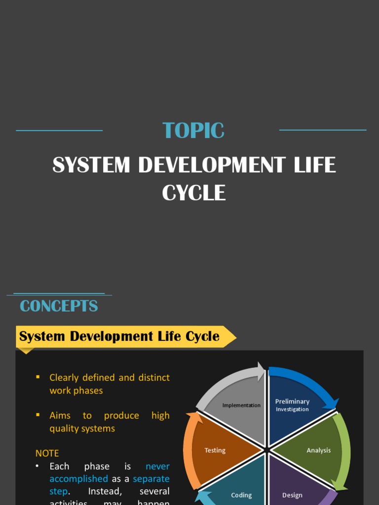 MIS - System Development Life Cycle | PDF | Systems Engineering ...