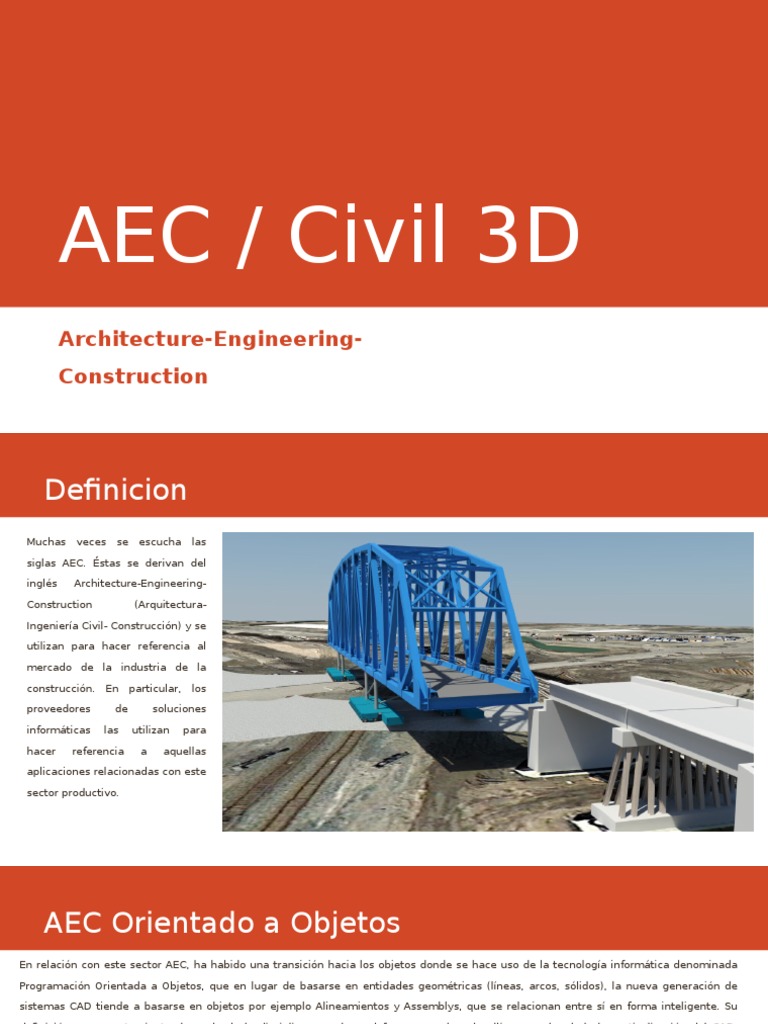 AEC Civil 3D | PDF | Diseño | Ingeniería
