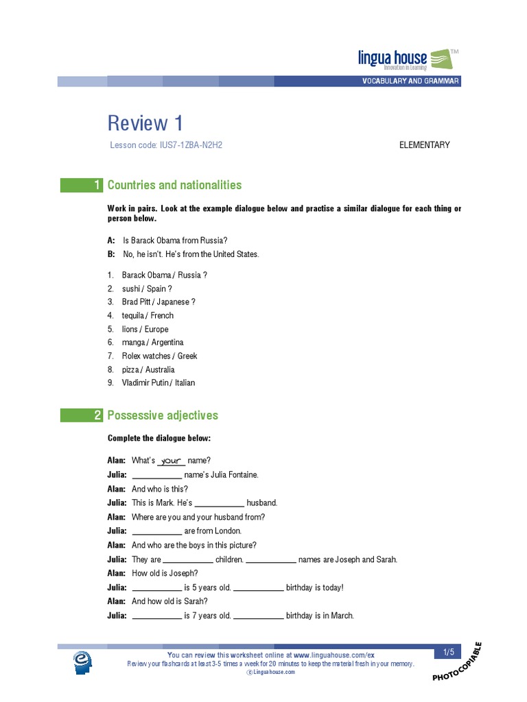 Business Grammar 1 | PDF | Linguistics | Grammar