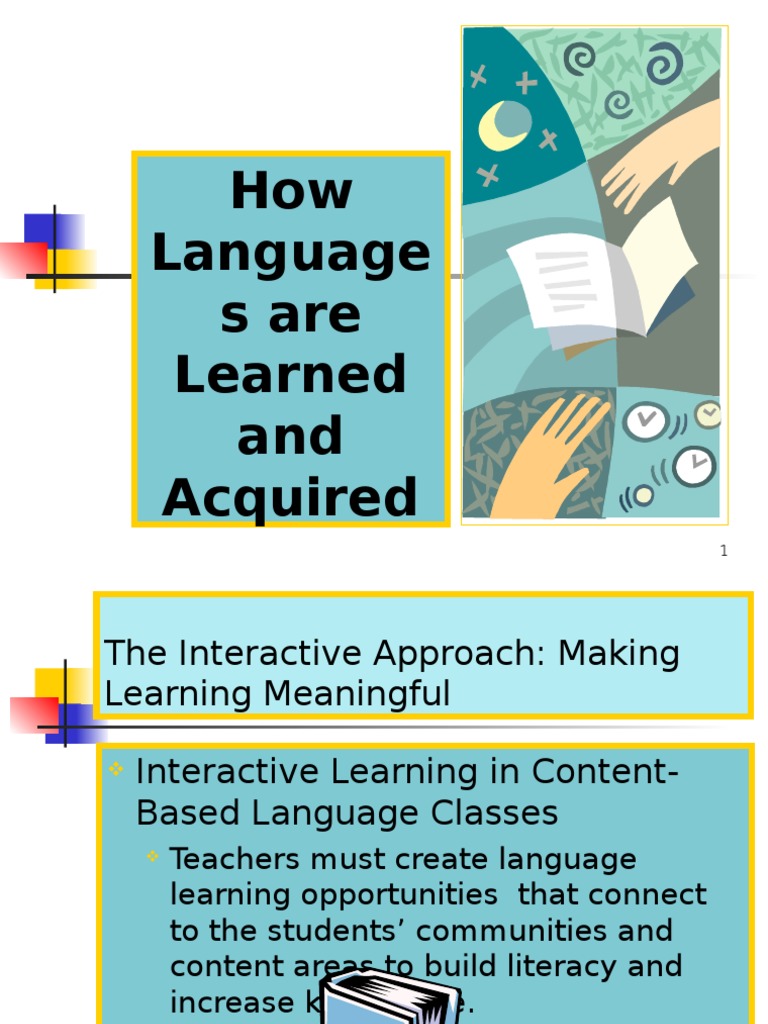 BC How Languages Are Learned and Acquired | PDF | Second Language ...
