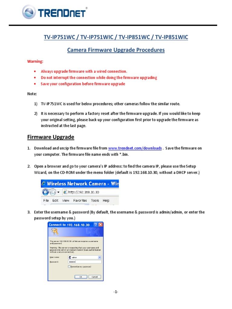 Firmware Upgrade Procedure | PDF