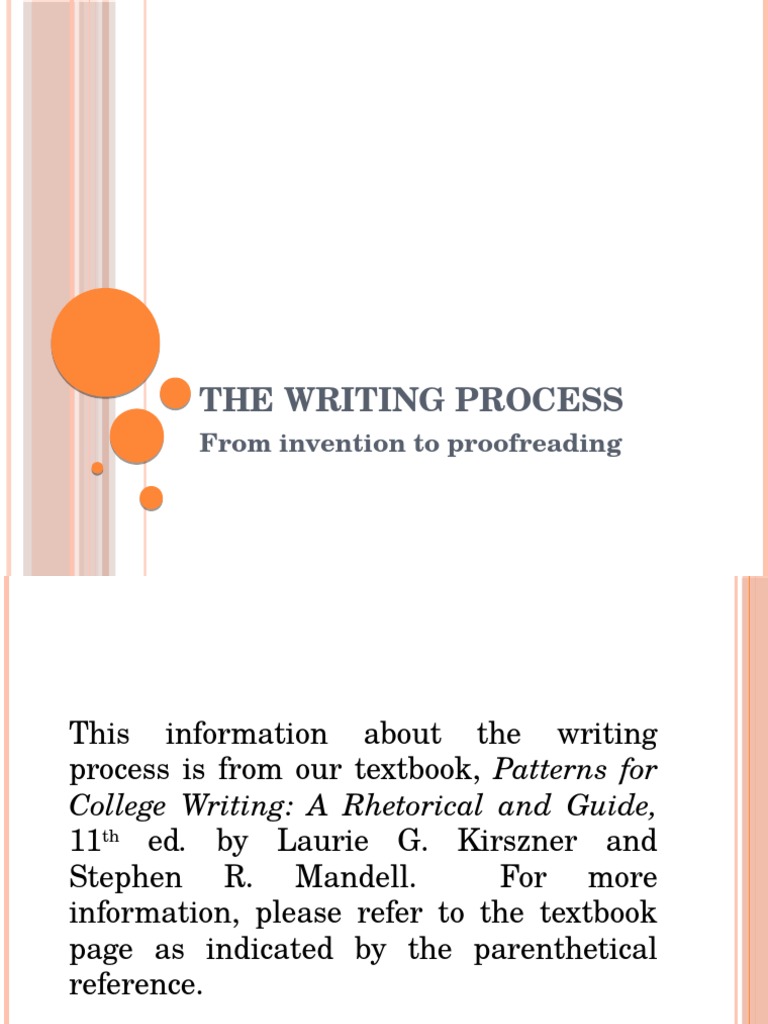 The Writing Process 1 4 | PDF