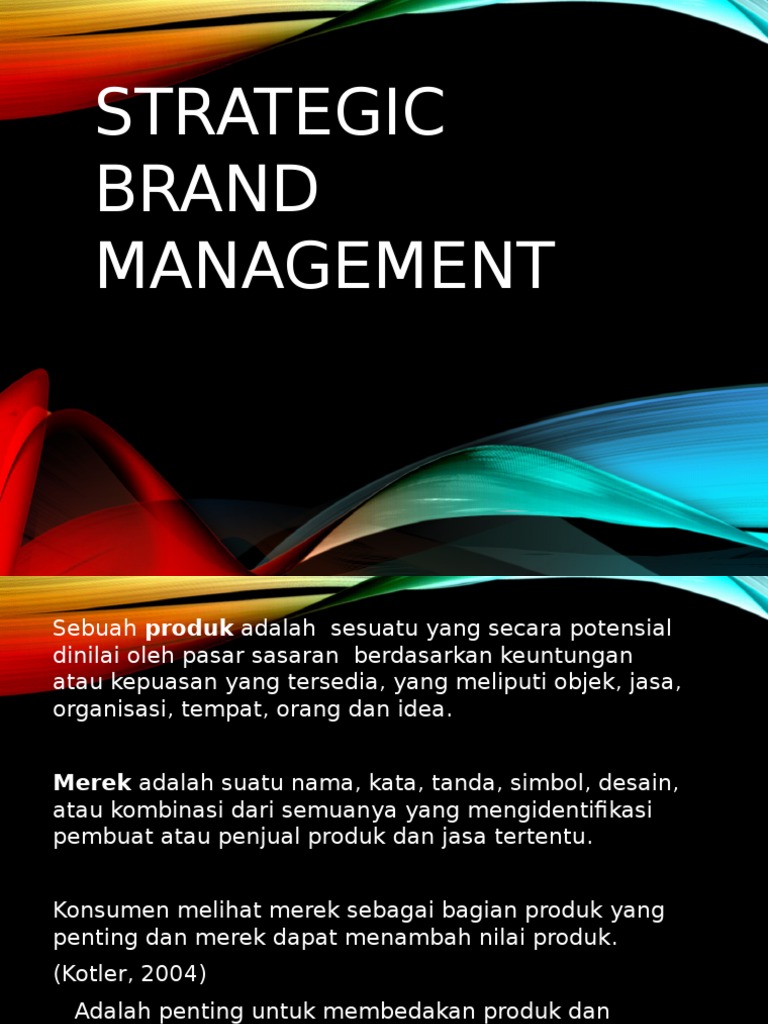 Strategic Brand Management | PDF