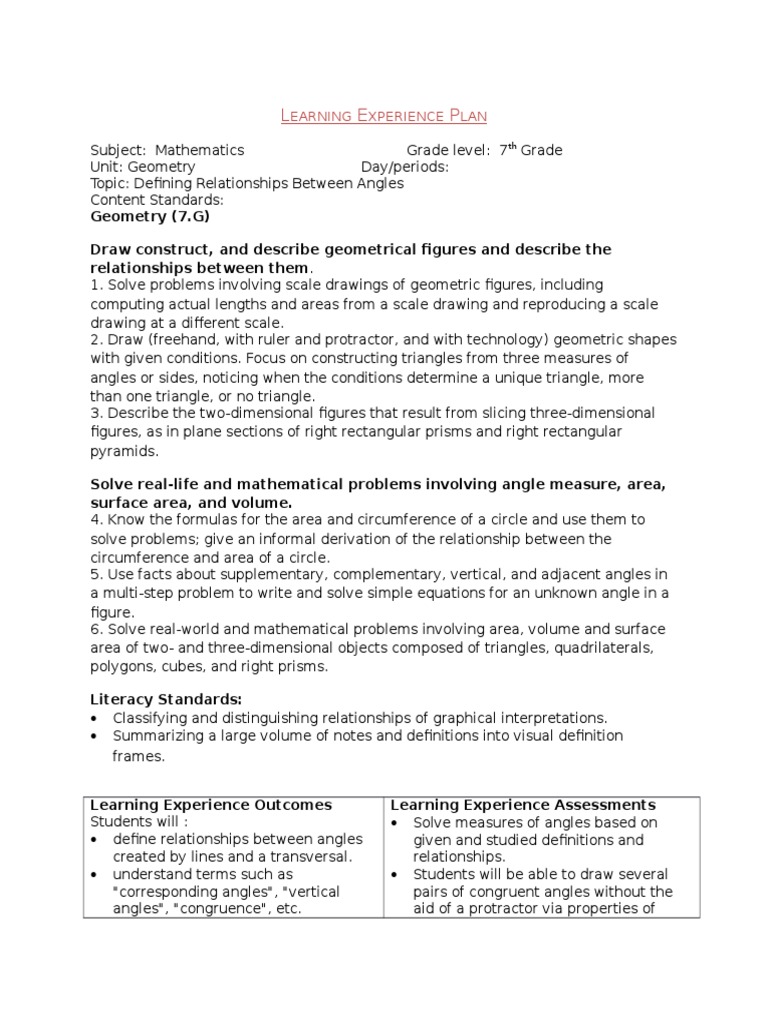 Lep Summarizing | PDF | Area | Line (Geometry)