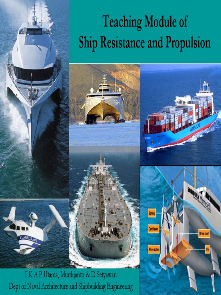 Teaching Module of Ship Resistance and Propulsion | PDF