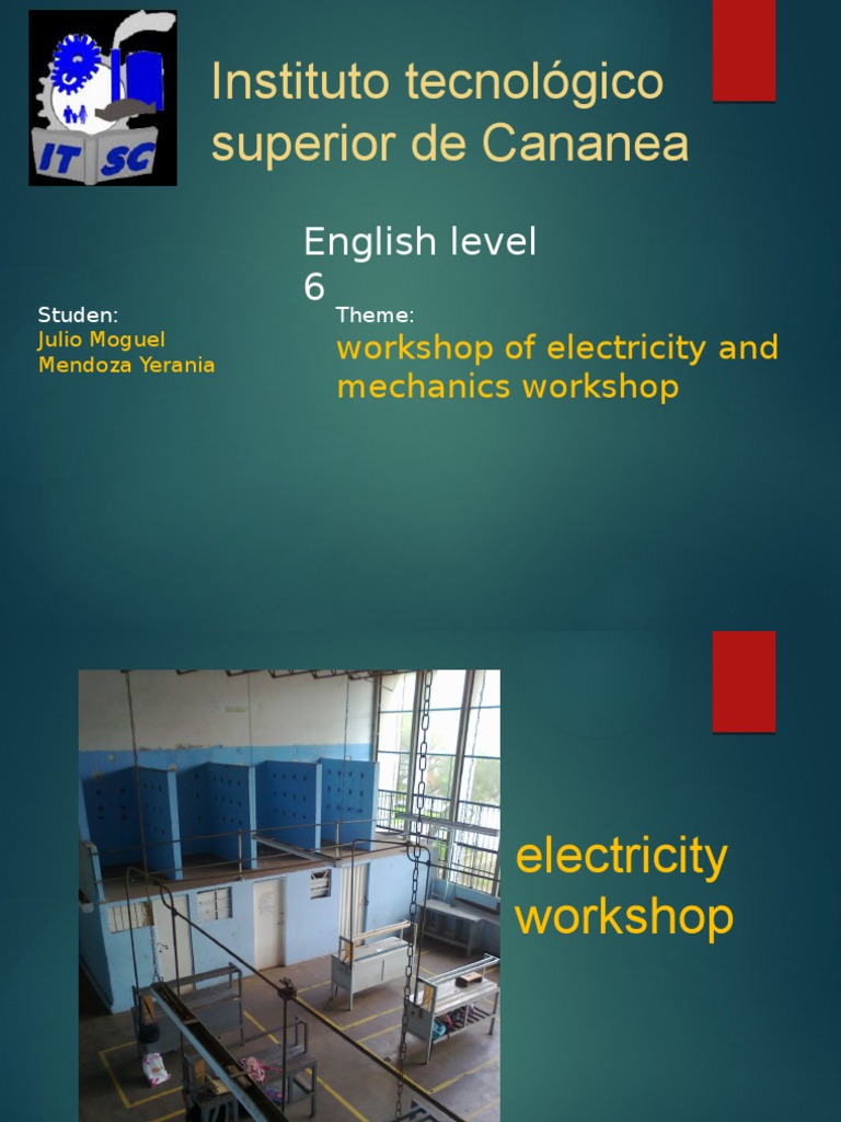Electricity and Mechanics Workshop Overview | PDF