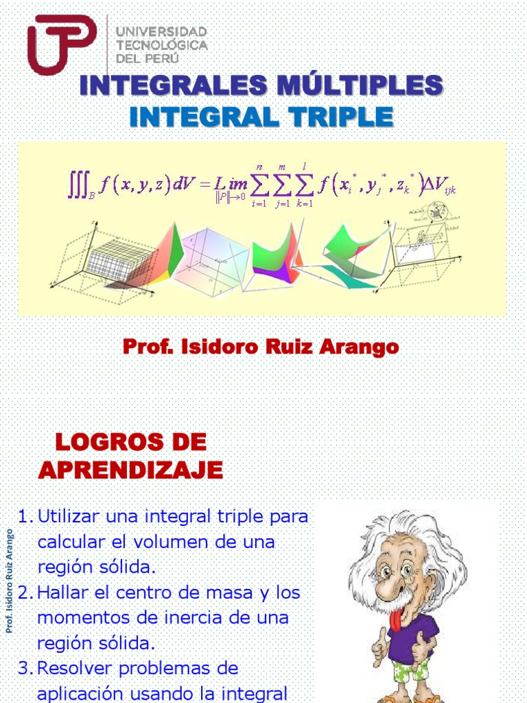 Integrales Triples | PDF | Integral | Física teórica