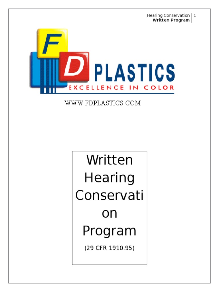 Hearing Conservation | PDF | Conservation