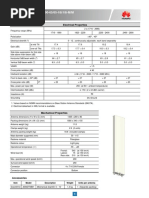 Huawei 8-Port Antenna Specifications | PDF | Antenna (Radio) | Decibel