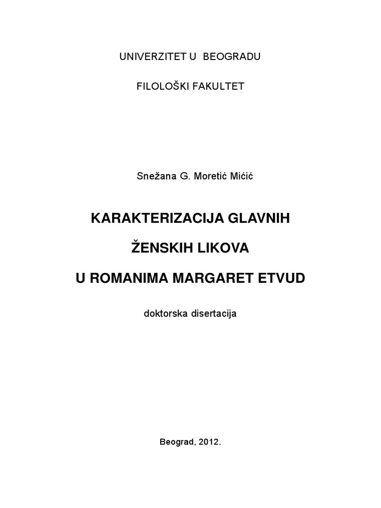 Moretic Micic - Snezana2 PDF | PDF