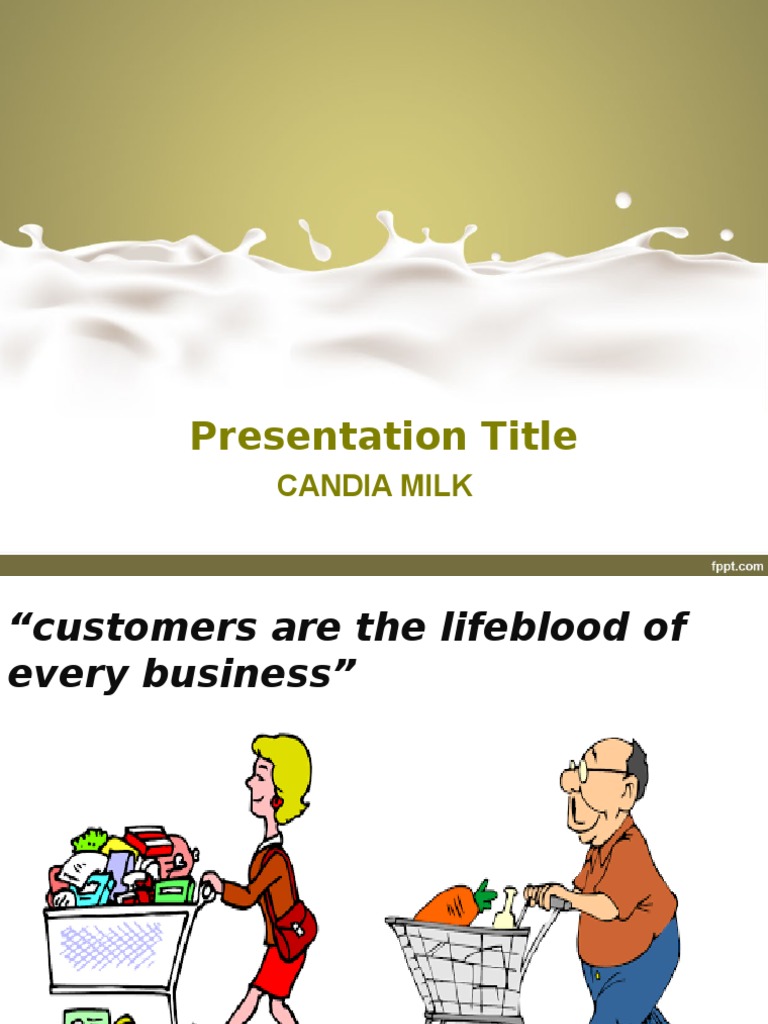Presentation Title: Candia Milk | PDF