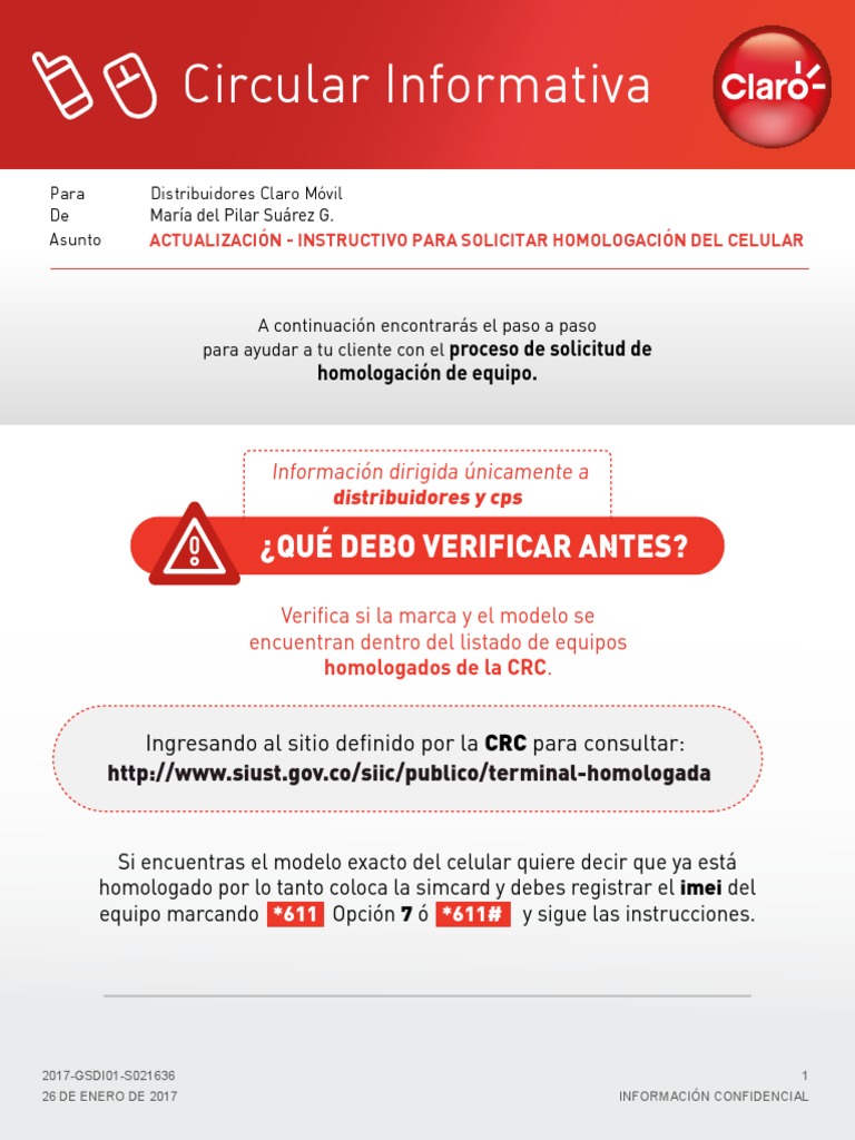 Guía paso a paso para la solicitud de homologación de equipos celulares | PDF | Informática ...