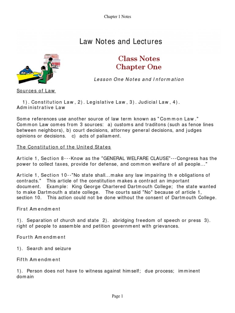 Overview of U.S. Law Sources and Education | PDF