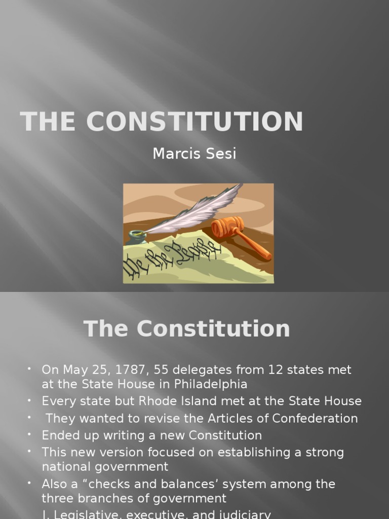 The Constitution | PDF | Article Two Of The United States Constitution ...
