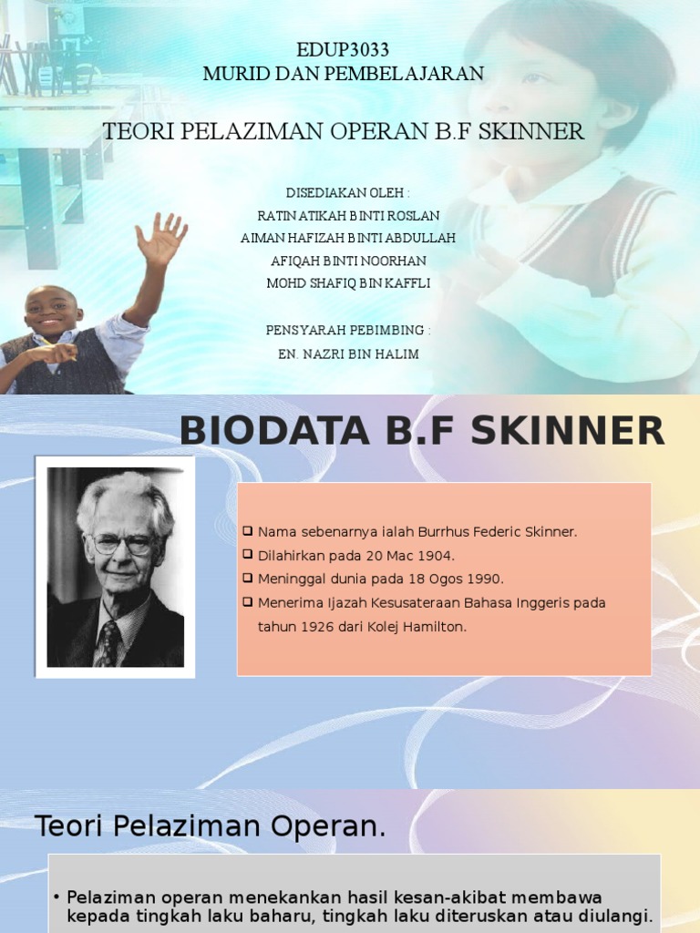 Teori Skinner | PDF