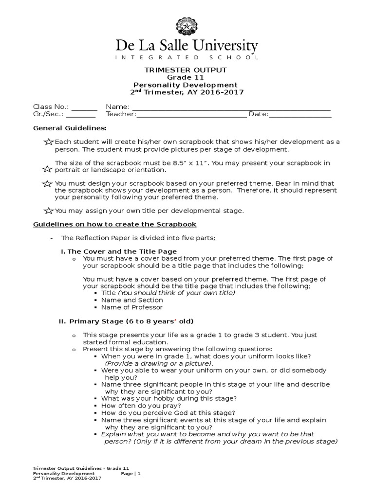 A Journey Through Self-Discovery: A Personality Development Scrapbook ...