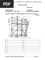 ARAMCO Standard Scaffolds | PDF