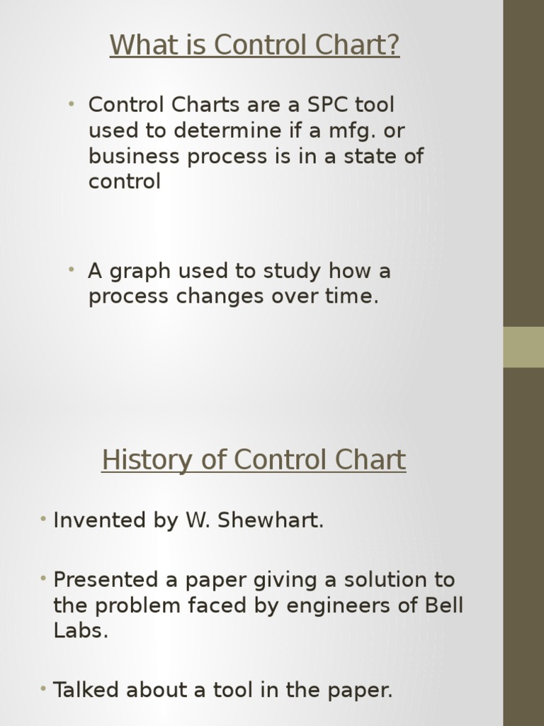 What Is Control Chart? | PDF