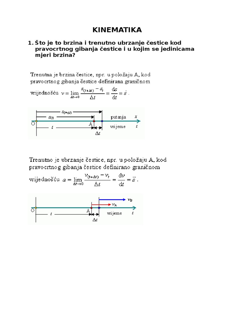 Mehanika 2 Skripta Uobičajena Pitanja | PDF