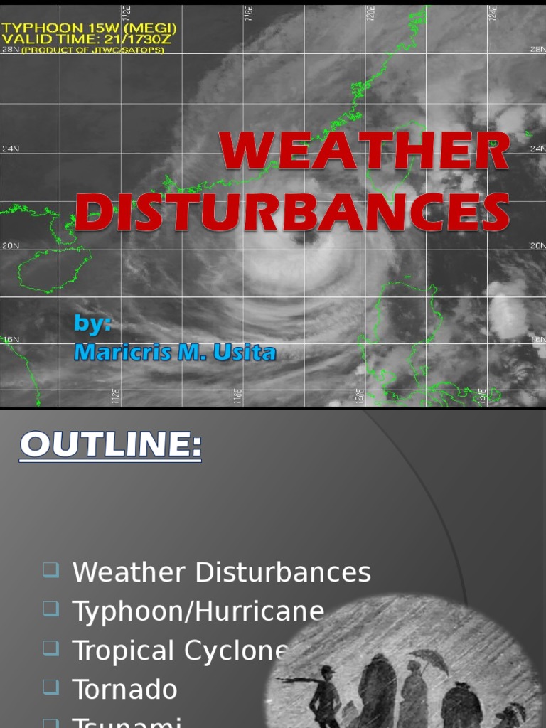 Understanding Weather Disturbances | PDF | Tropical Cyclones | Storms
