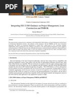 Integrating Iso 10006-Pmbok Into Pdca | PDF | Quality Management System | Project Management