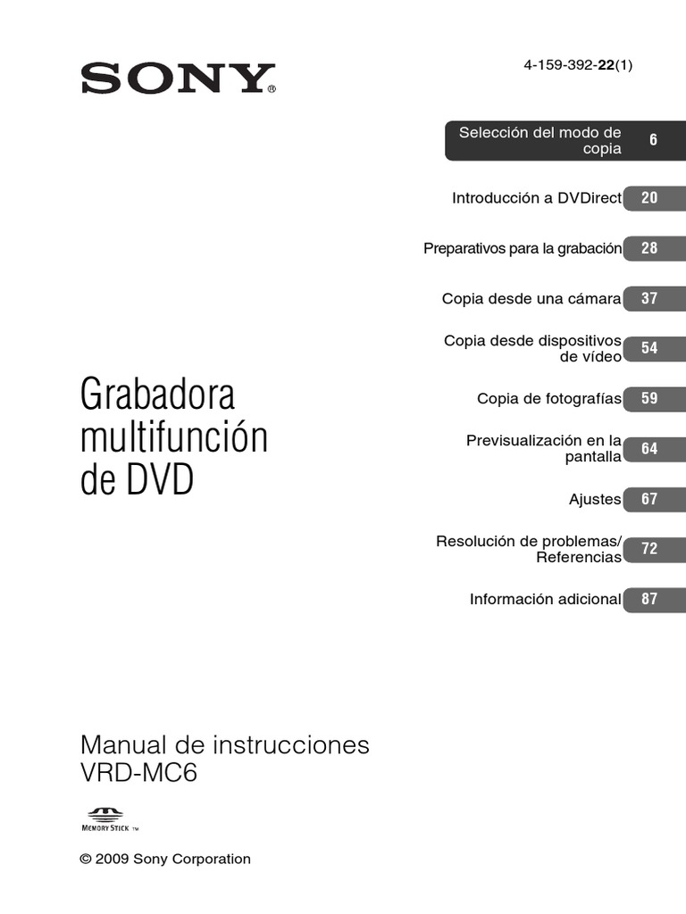 Manual Sony PDF | PDF | Televisión de alta definición | Video digital