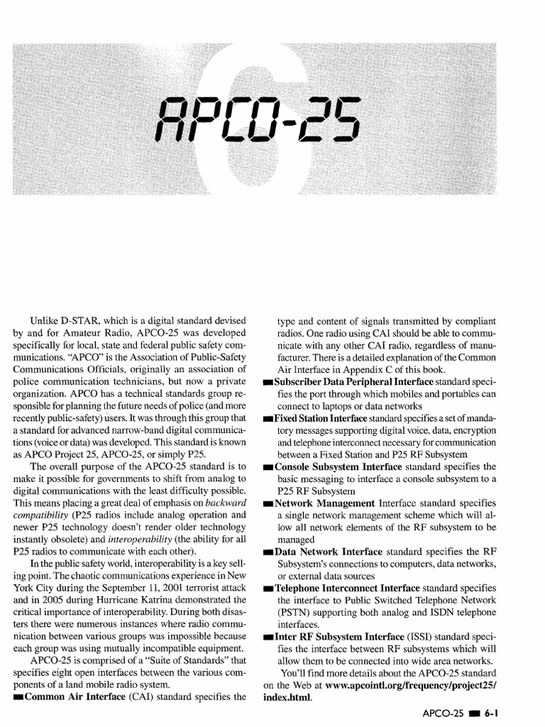 APCO-25.pdf | Electrical Engineering | Electronics