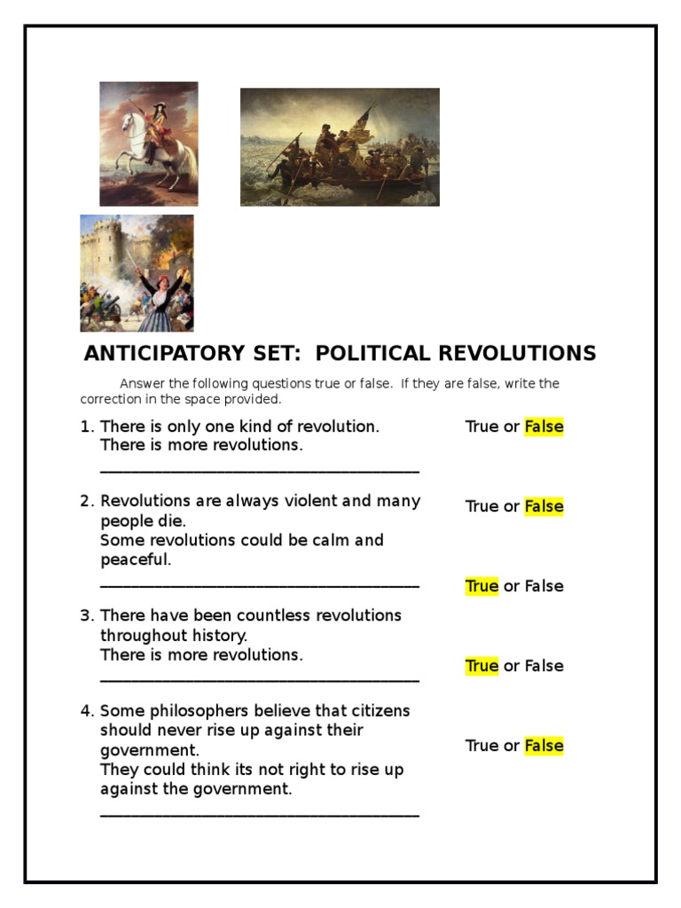 Student Guide to Political Revolutions | PDF | Social Science