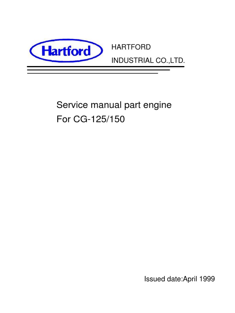 Service-Manual-Hartford Motor 125 y 150cc | PDF | Carburetor | Ignition ...