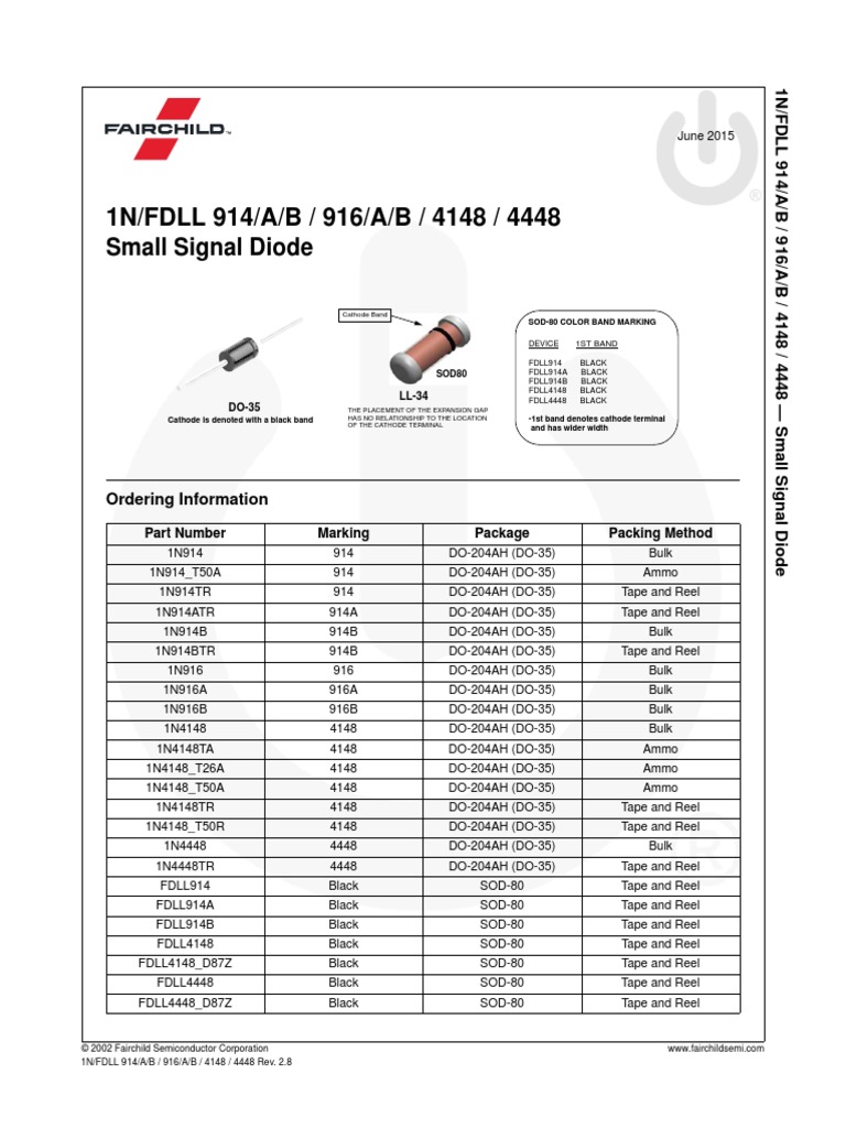 Diodo_1N4148 | Diode | Electricity